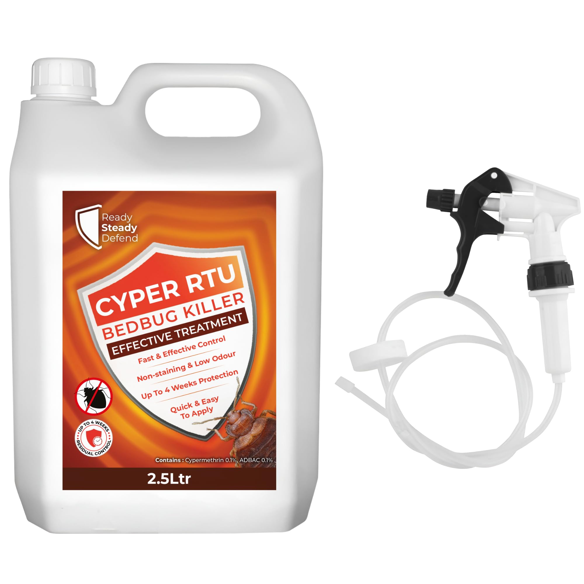 Bed Bug Killer Spray 2.5L Cyper RTU