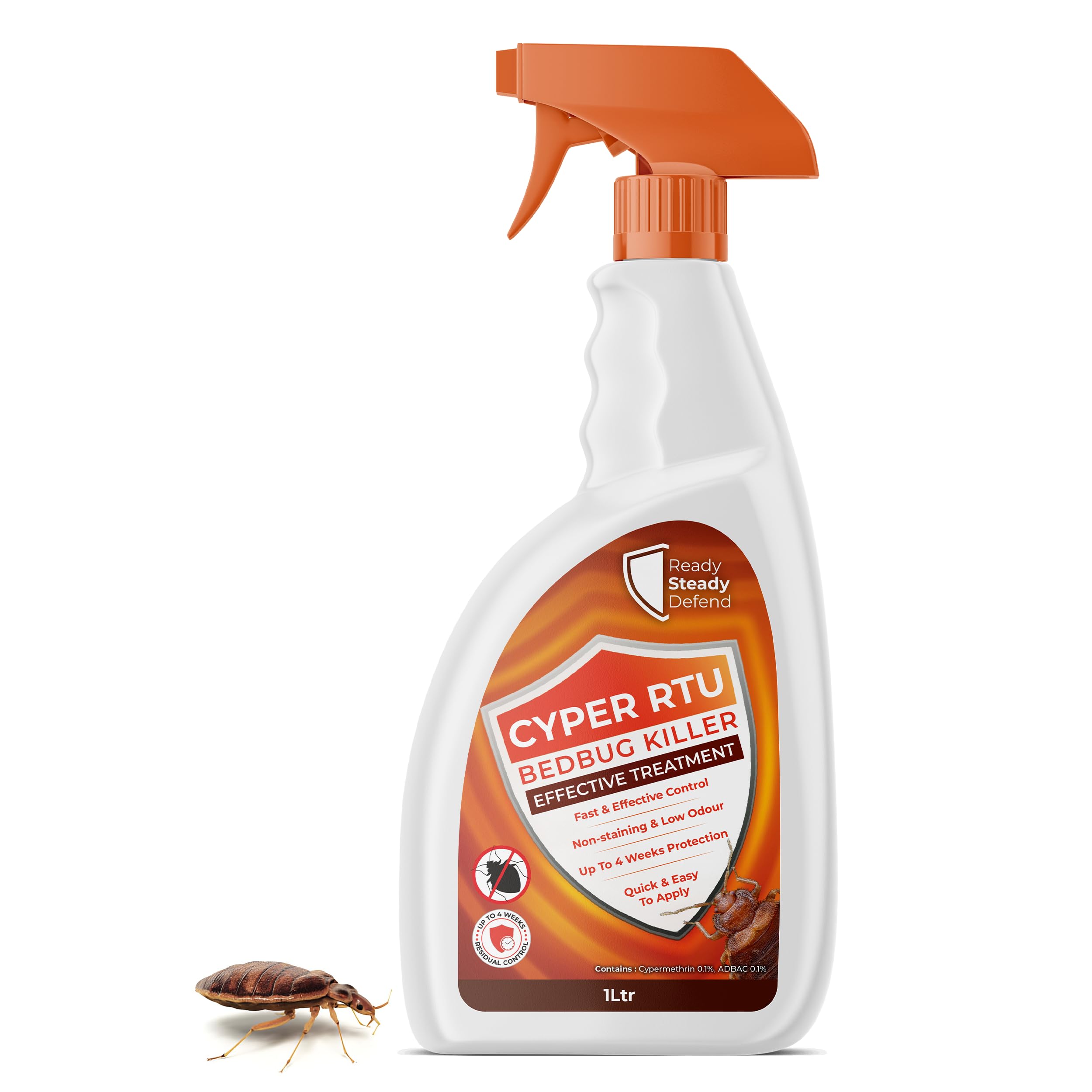 Bed Bug Killer Spray 1L Cyper RTU