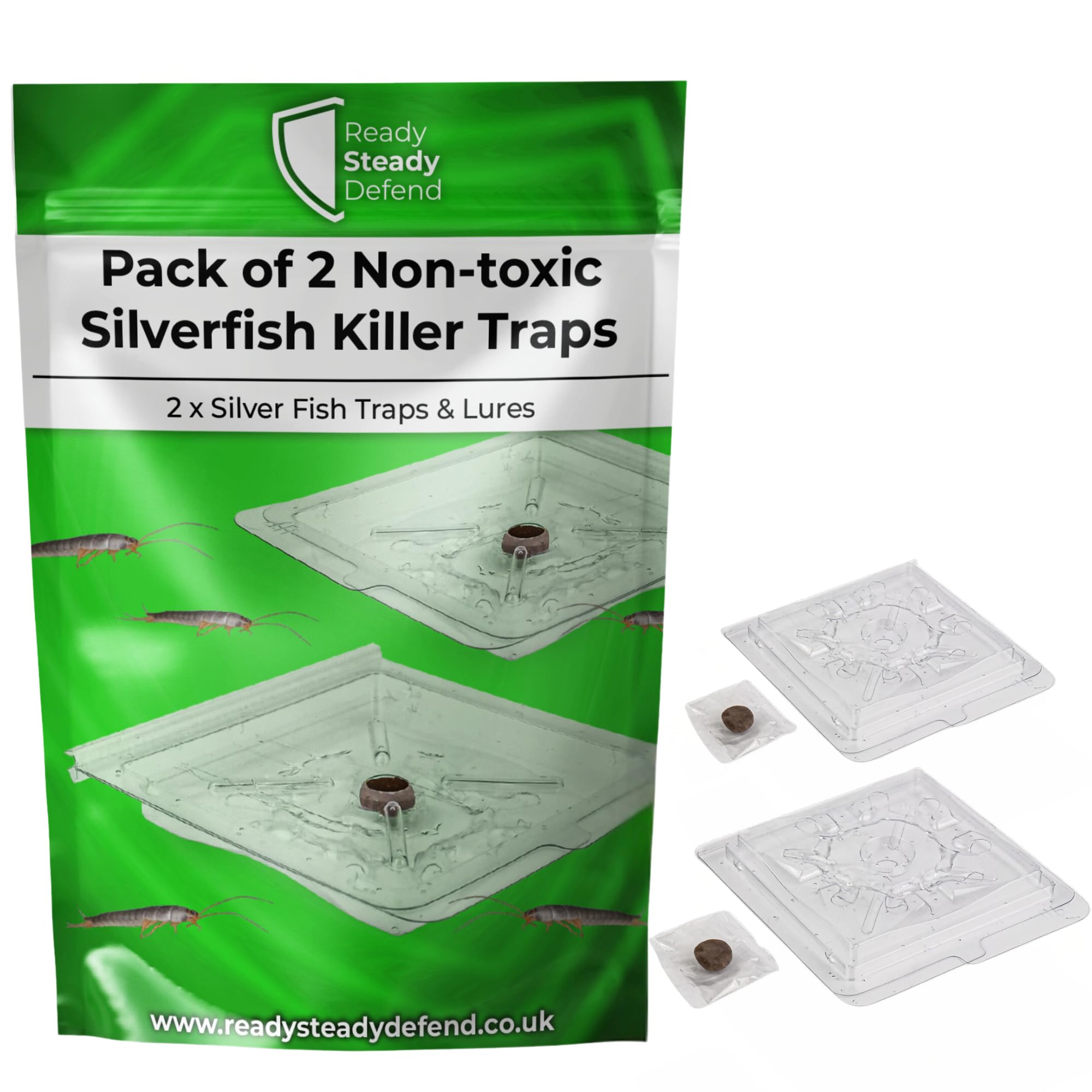 Silverfish Traps - Pack of 2