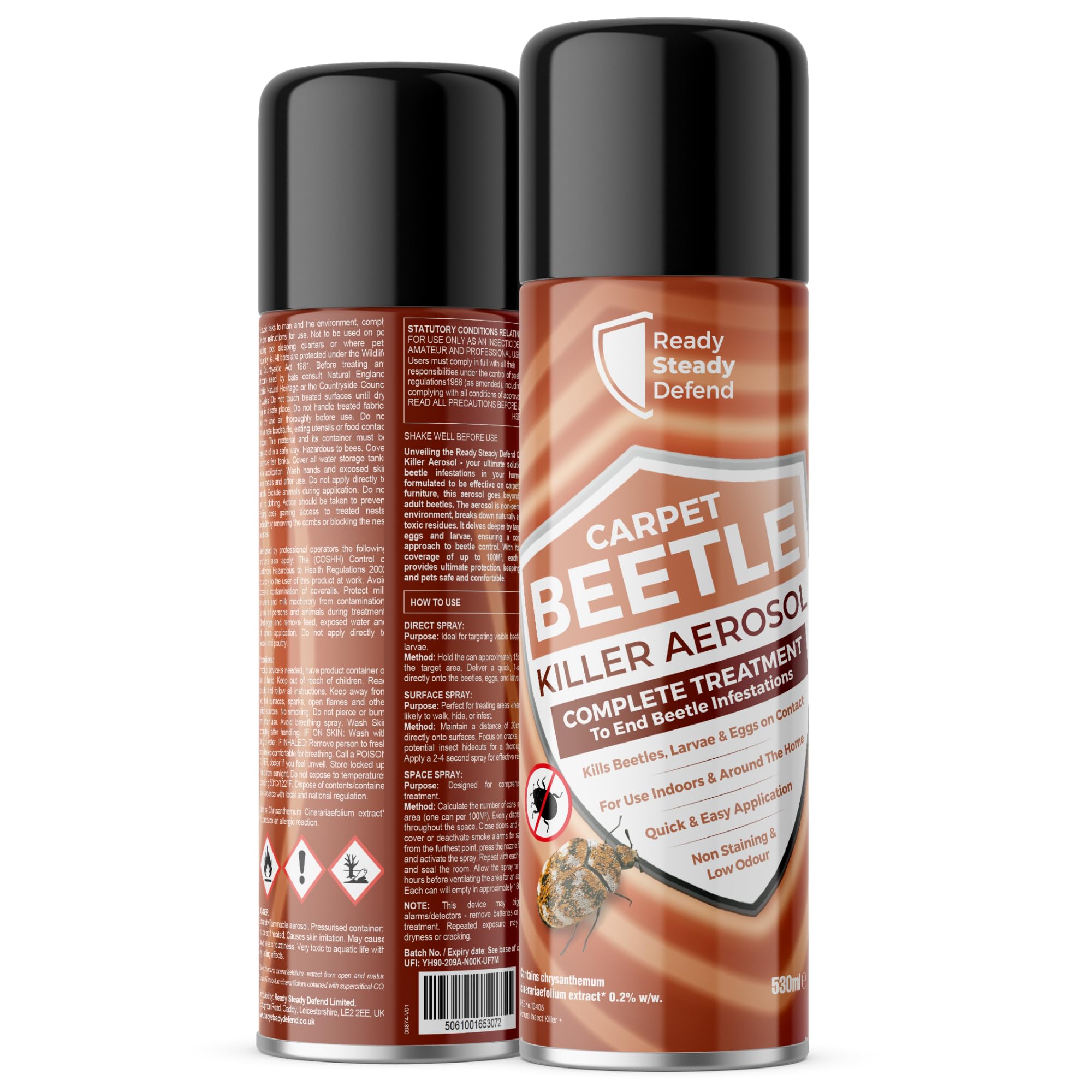 Carpet Beetle Killer Aerosol - 530ml