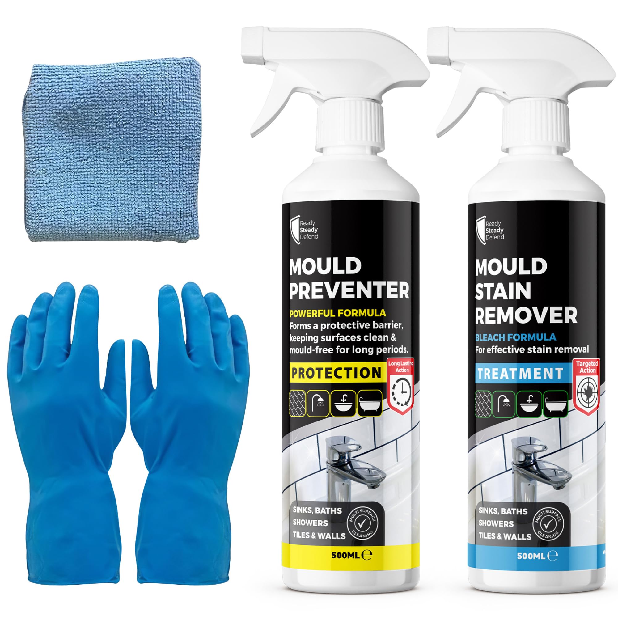 Complete Mould Protection Kit: Dual-Action Remover & Preventer Sprays